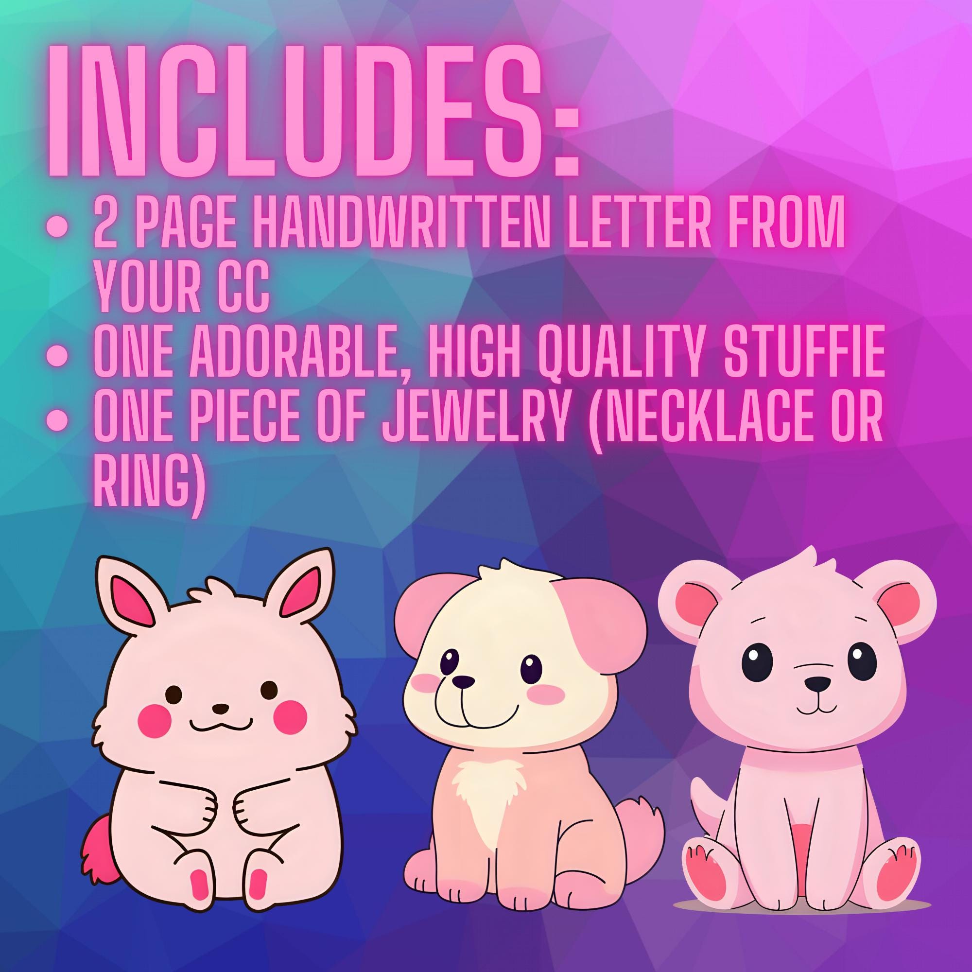 Comfort Character Package Plushy and a Letter - Etsy Australia
