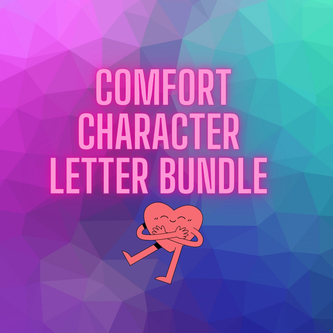 Comfort Character Letter Bundle 3 Letters From Your Relationship ...