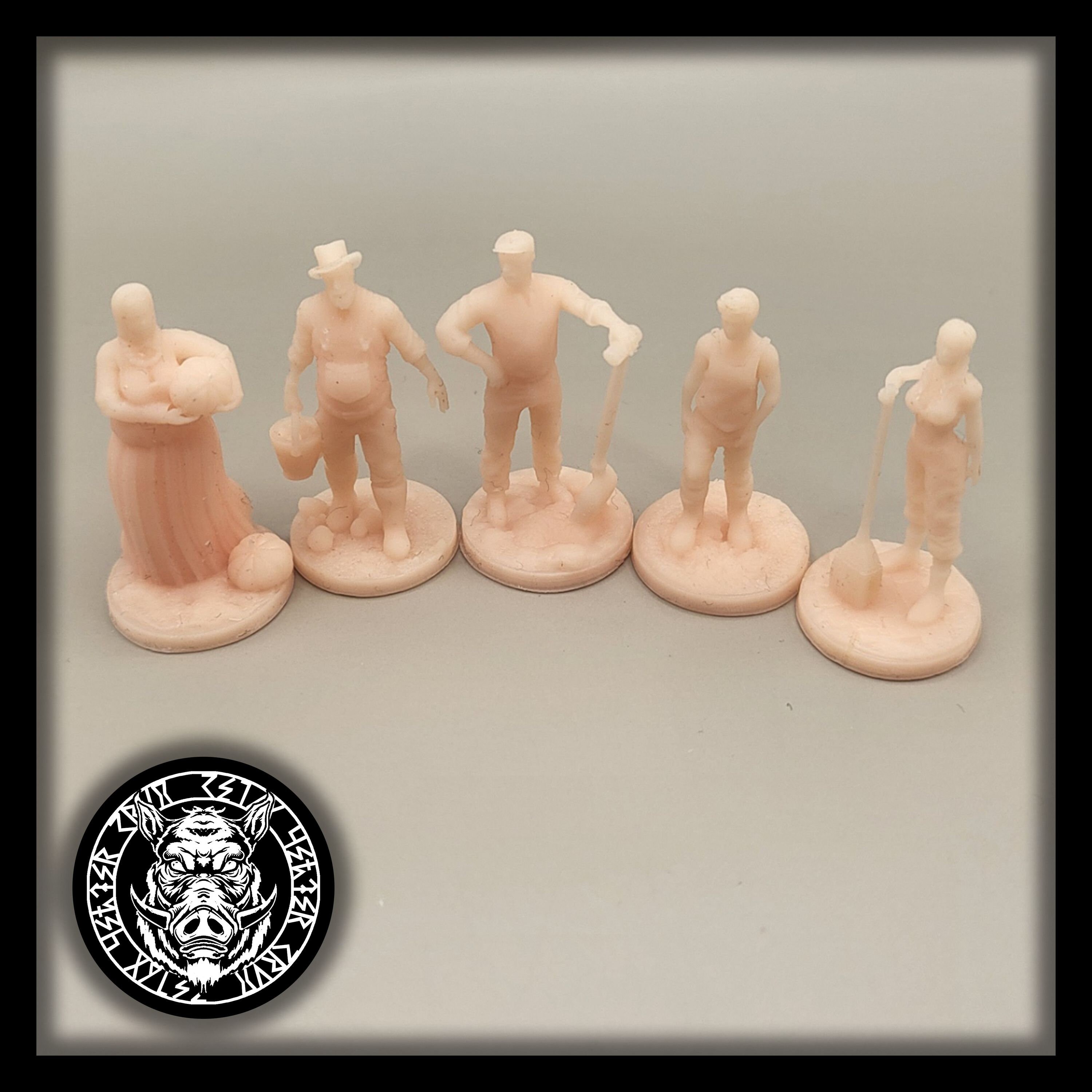 Agricola Meeples Farmers Token Villagers Upgrede Workers Enhancement - Etsy