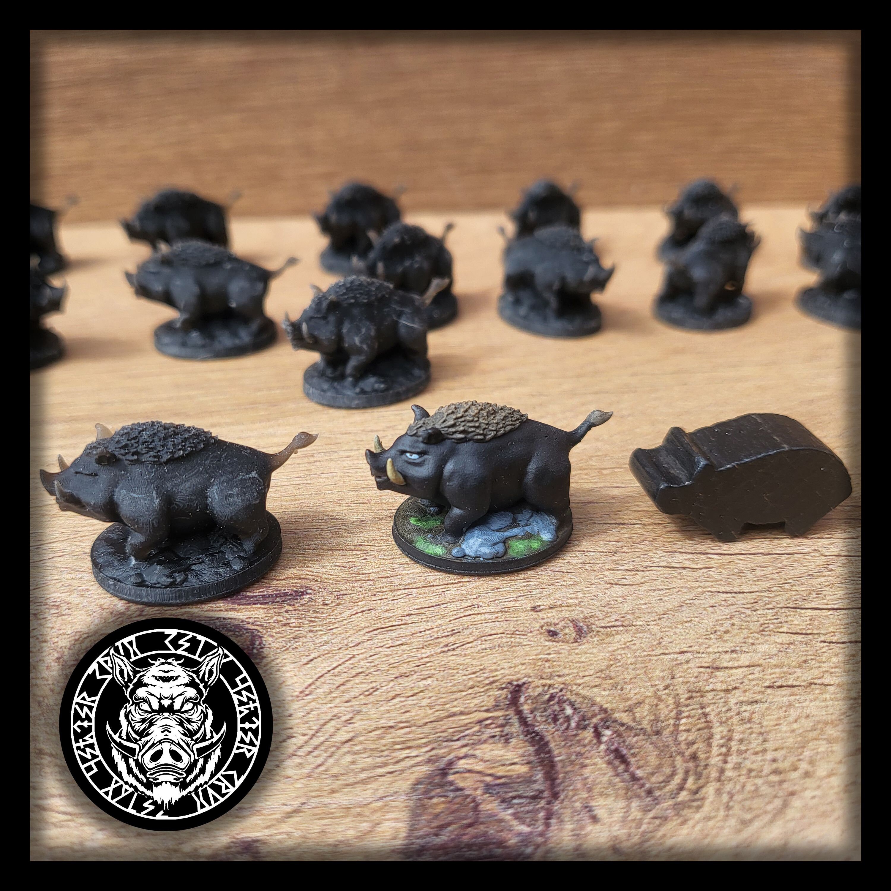 Boar Meeple Agricola Upgrade Caverna Upgrade Fantasy Miniature ...