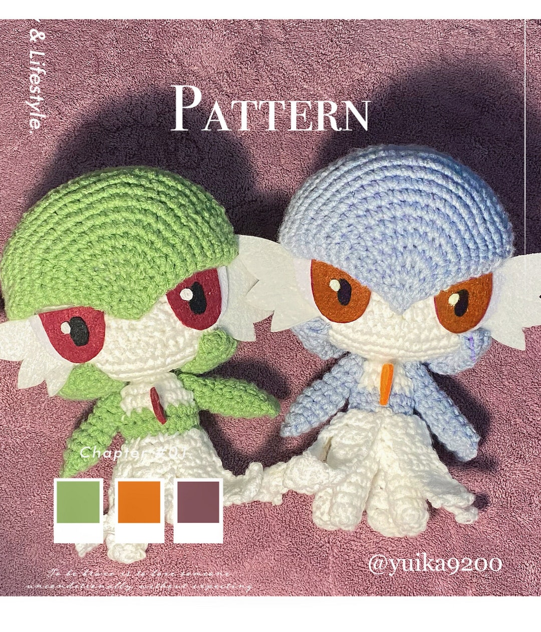 Pokemon Gardevoir Amigurumi PDF Crochet Pattern - Etsy
