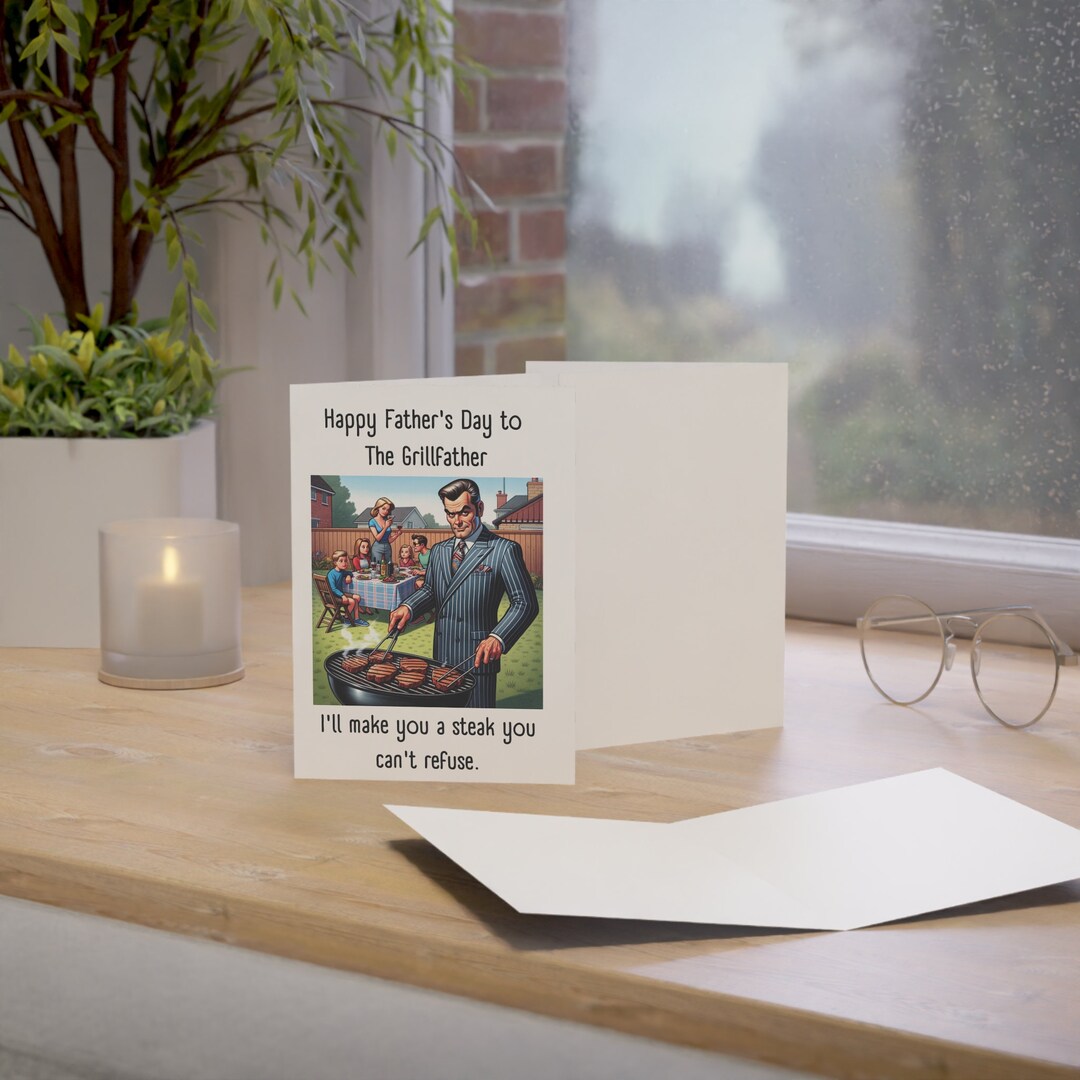 Fathers Day Card for the Grillfather Barbecue Boss, Master of the Grill ...