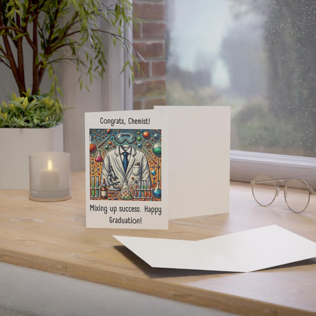 Congrats, Chemist Graduation Card, Science Achievement, Chemistry ...