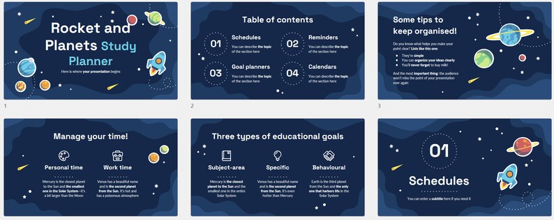 Powerpoint Template - Planets & Galaxy - Business - Business Deck - PPT ...