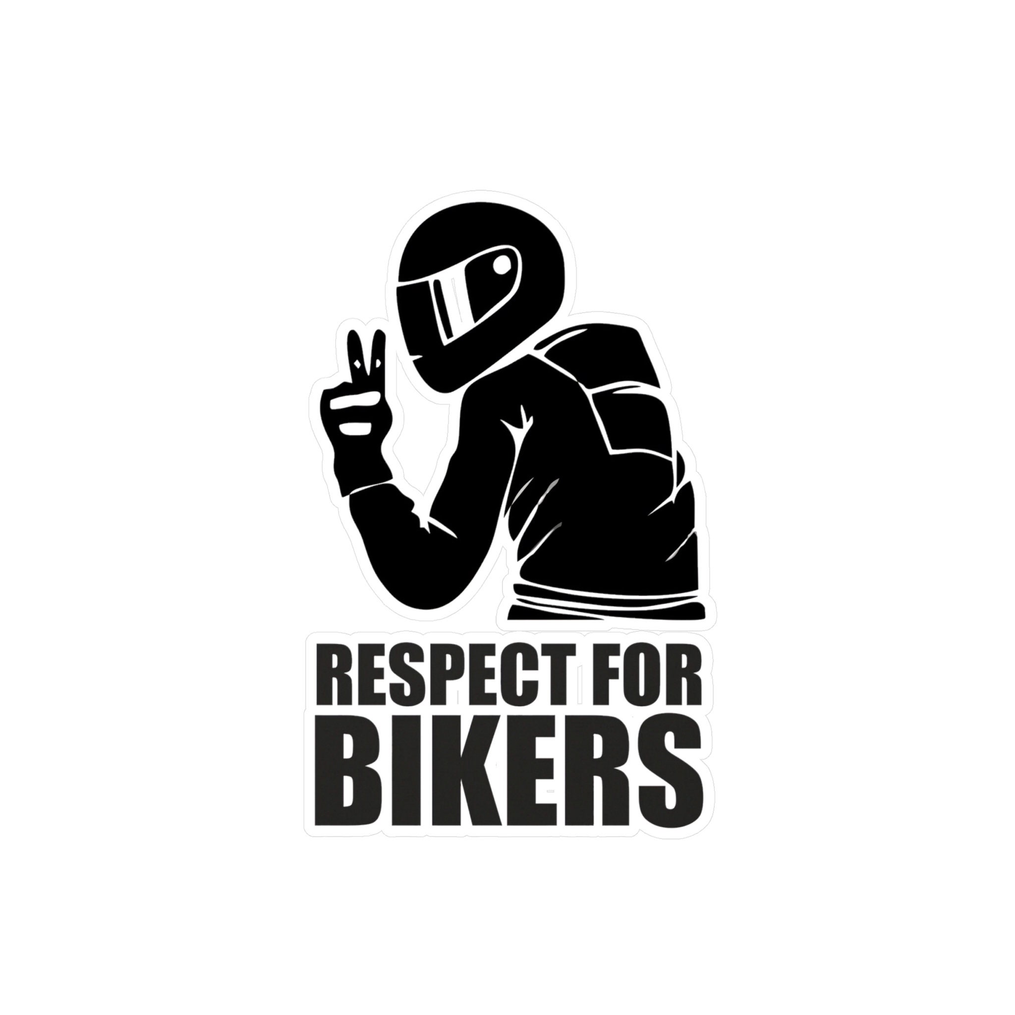 Respect for Bikers Sticker Vinyl Decals - Etsy
