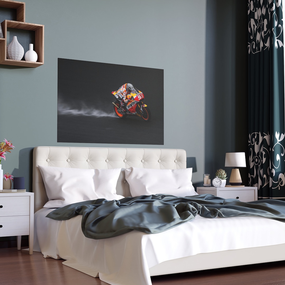 Marc Marquez 93 - Repsol Honda | Indoor and Outdoor Silk Poster - Etsy