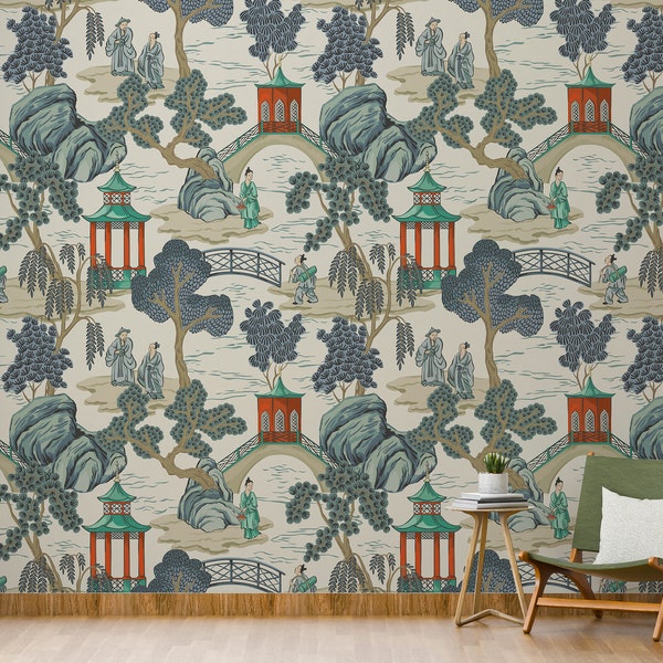 Japanese Wallpaper - Etsy