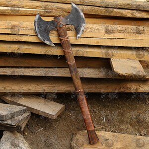 DOUBLE HEADED AXE, Two Headed Axe, Custom Double Headed Axe, Hand ...