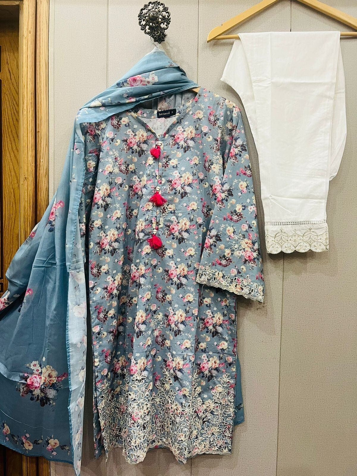 Asian Dresses for Eid 2023 Bin Saeed New Eid Collection 2023 Catalogue ...