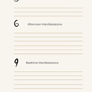 Manifestation Journal - Instant Download Printable - Etsy