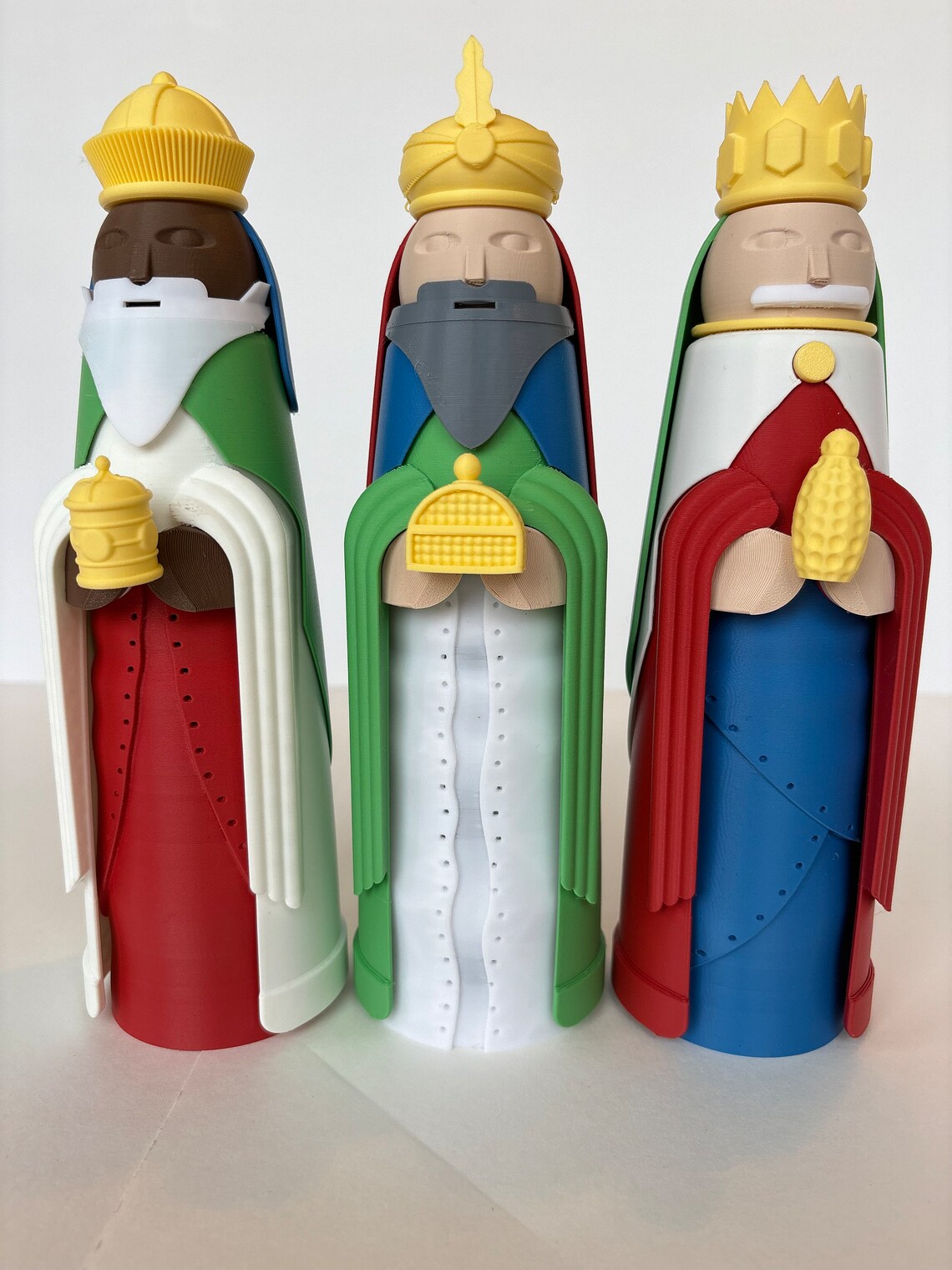 Epiphany 3 Kings, 3 Wise Men 3d Printed, Three Kings Figures Nativity ...