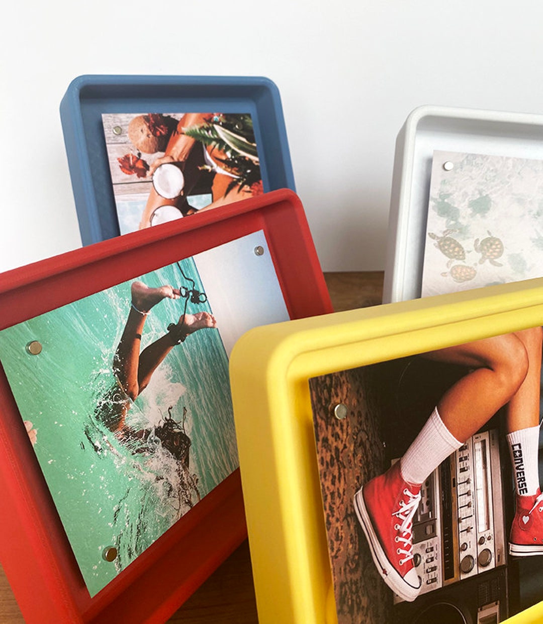 Modern 3D Printed Photo Frame, set of 4 , Custom Made Picture Frame ...