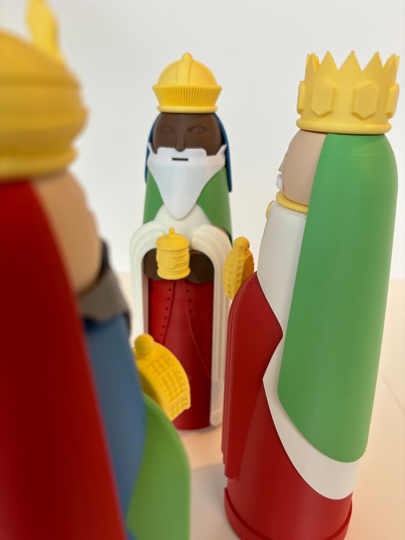 Epiphany 3 Kings, 3 Wise Men 3d Printed, Three Kings Figures Nativity ...