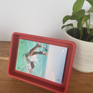 Red Picture Frame Décor, Red Modern Photo Frame, Red Family Picture ...