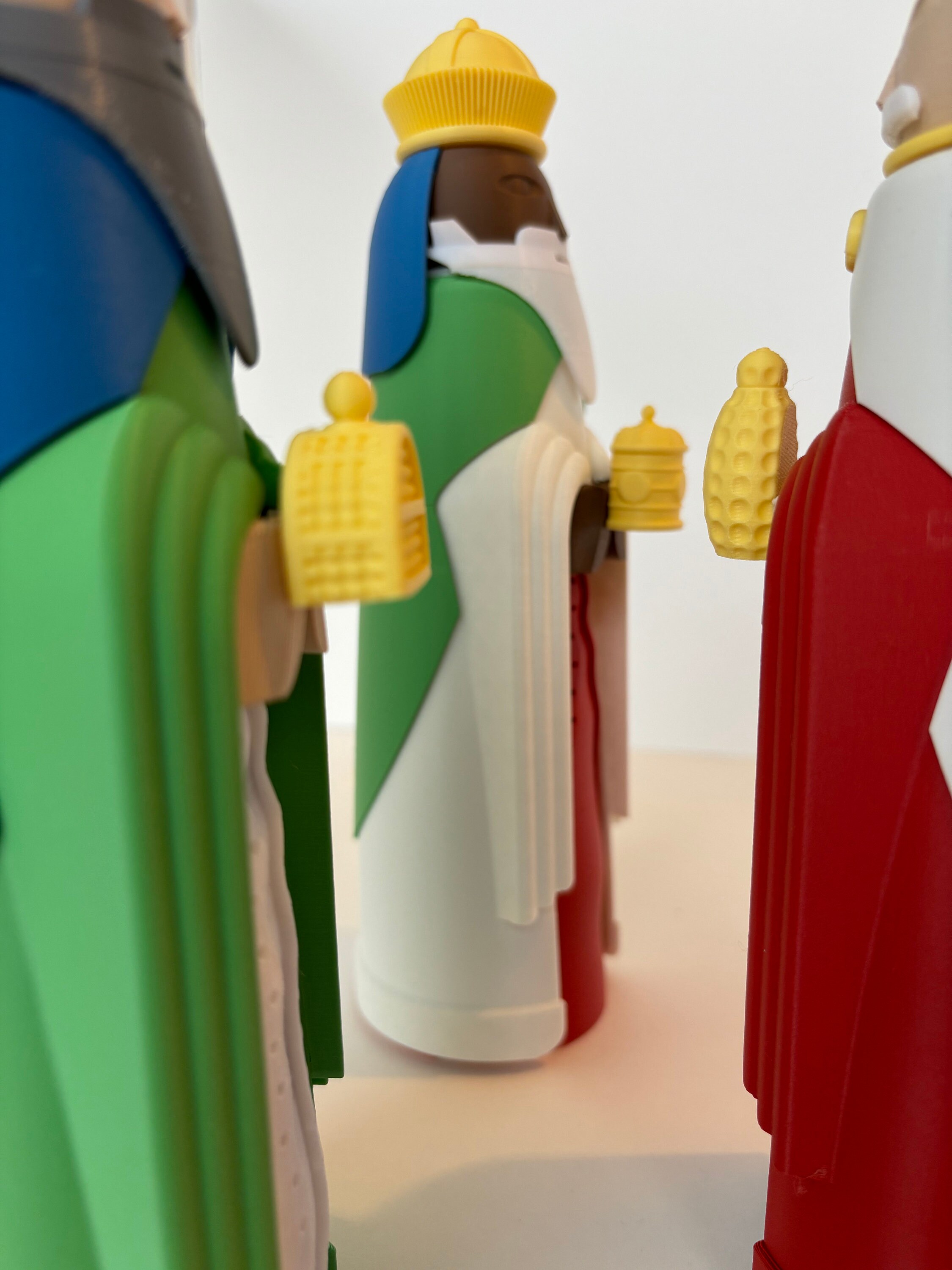 Epiphany 3 Kings, 3 Wise Men 3d Printed, Three Kings Figures Nativity ...