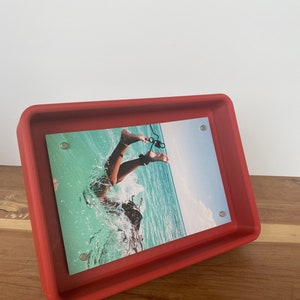 Red Picture Frame Décor, Red Modern Photo Frame, Red Family Picture ...