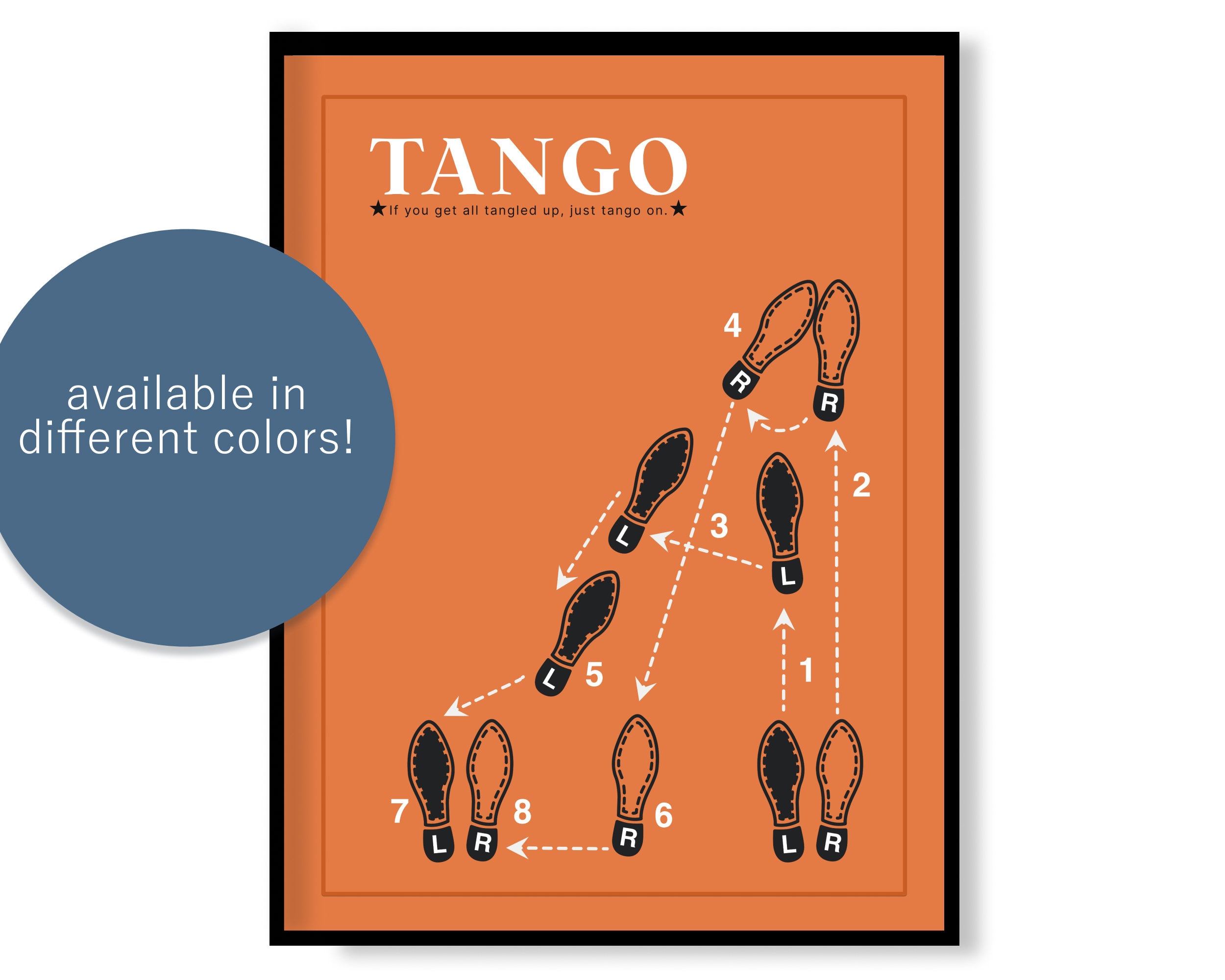 Tango Steps Diagram