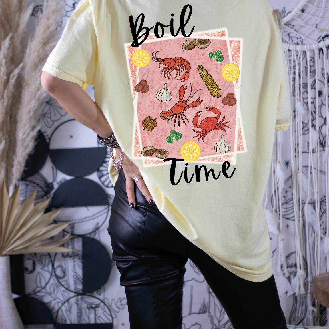 Boil Time PNG Crawfish Season Design Seafood Boil PNG Crawfish DTF ...