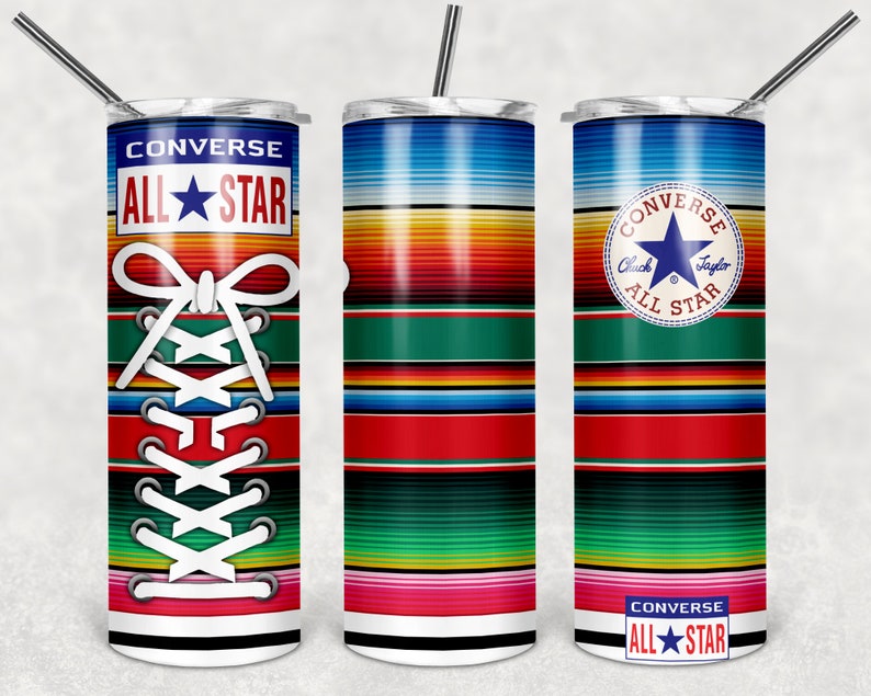 Converse Tumbler, 20oz, Sublimation Tumbler Printout, Personalized - Etsy
