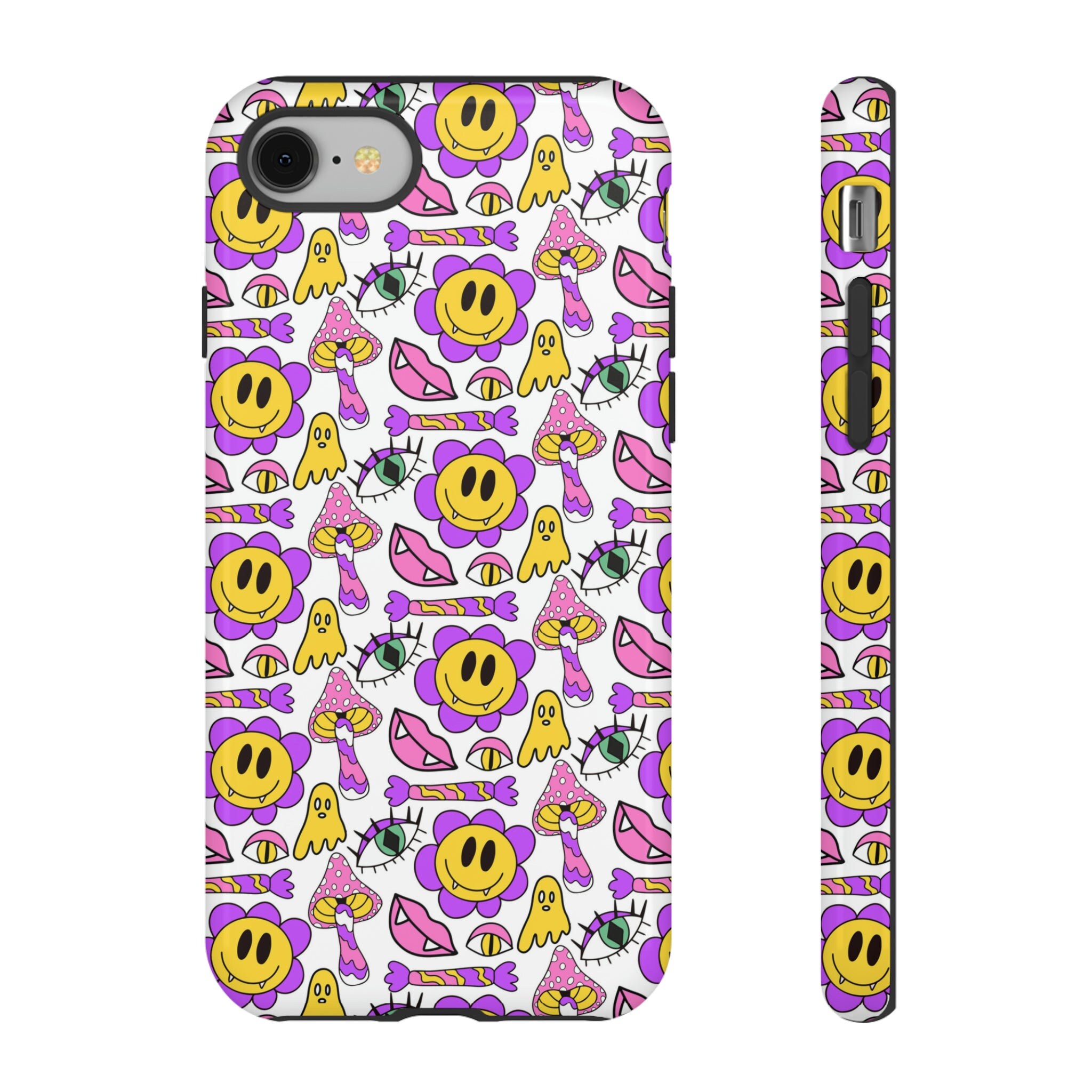 Smiley Emoji 70s Style Groovy Halloween Pattern Tough Cases - Etsy