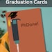 Printable Phd Graduation Card | Graduation Card for Phd in Molecular ...