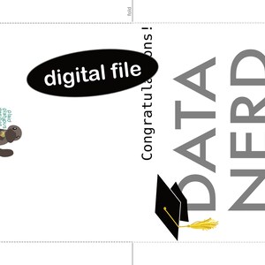 Data Science Graduation Card | Graduation Card for Statisticians - Etsy