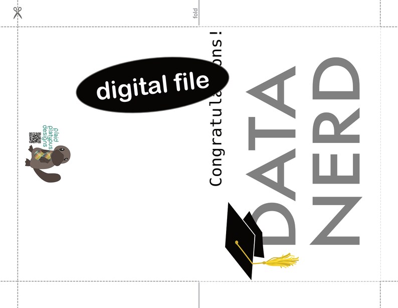 Data Science Graduation Card | Graduation Card for Statisticians - Etsy