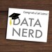Data Science Graduation Card | Graduation Card for Statisticians - Etsy