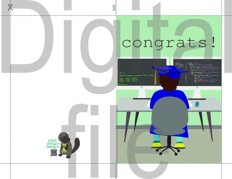 Computer Science Graduation Card Graduation Card for - Etsy