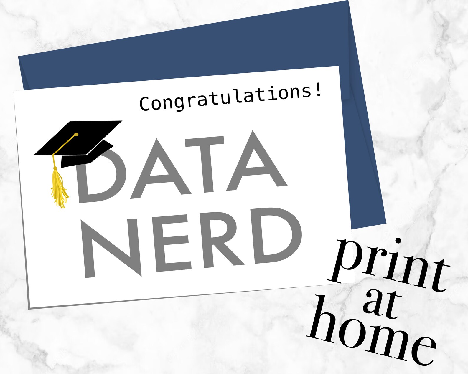 Data Science Graduation Card Graduation Card for Statisticians - Etsy