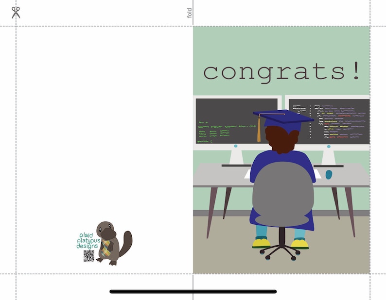 Computer Science Graduation Card Printable Graduation Card for ...