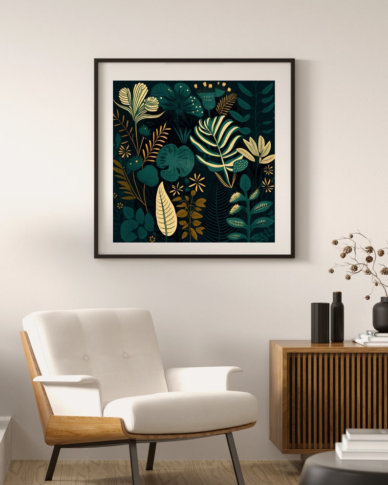 Botanical Bliss: Hand-drawn Plants Pattern Design - Etsy