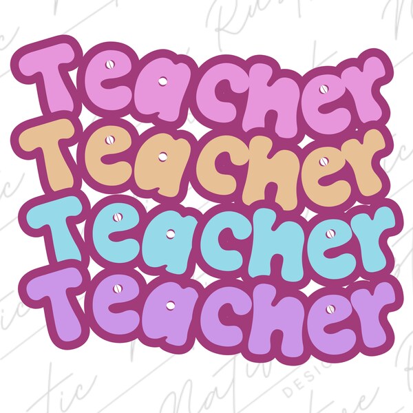 Bubble Letter Png - Etsy