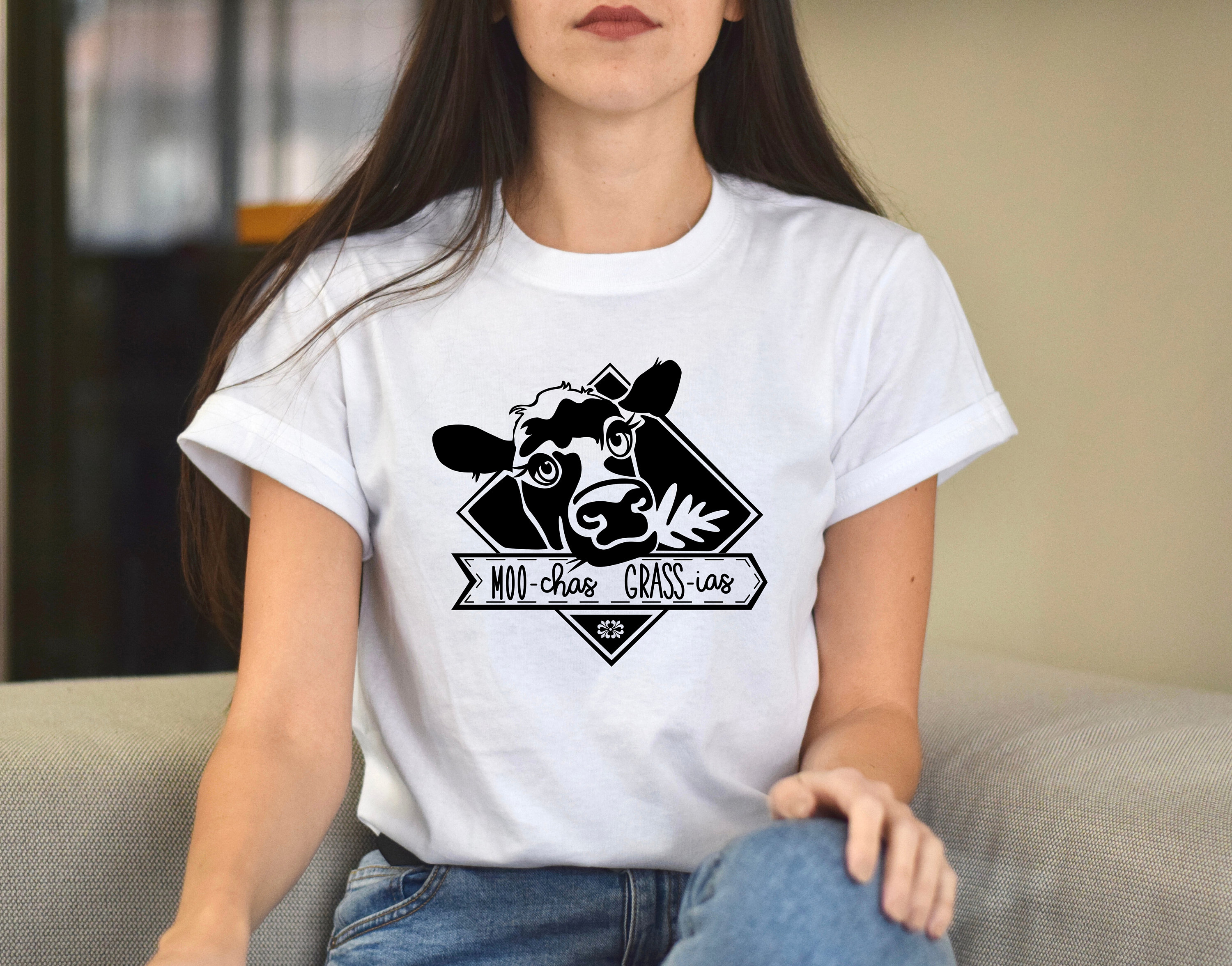 Funny Cow Shirt Farm Humor Cute Cow Shirt Cow Lover Gifts - Etsy