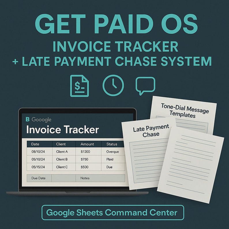 Get Paid OS | Invoice Tracker + Late Payment Chase System | Google ...