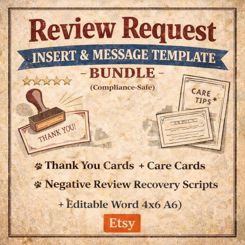 Review Request Insert & Message Template Bundle (compliance-safe ...