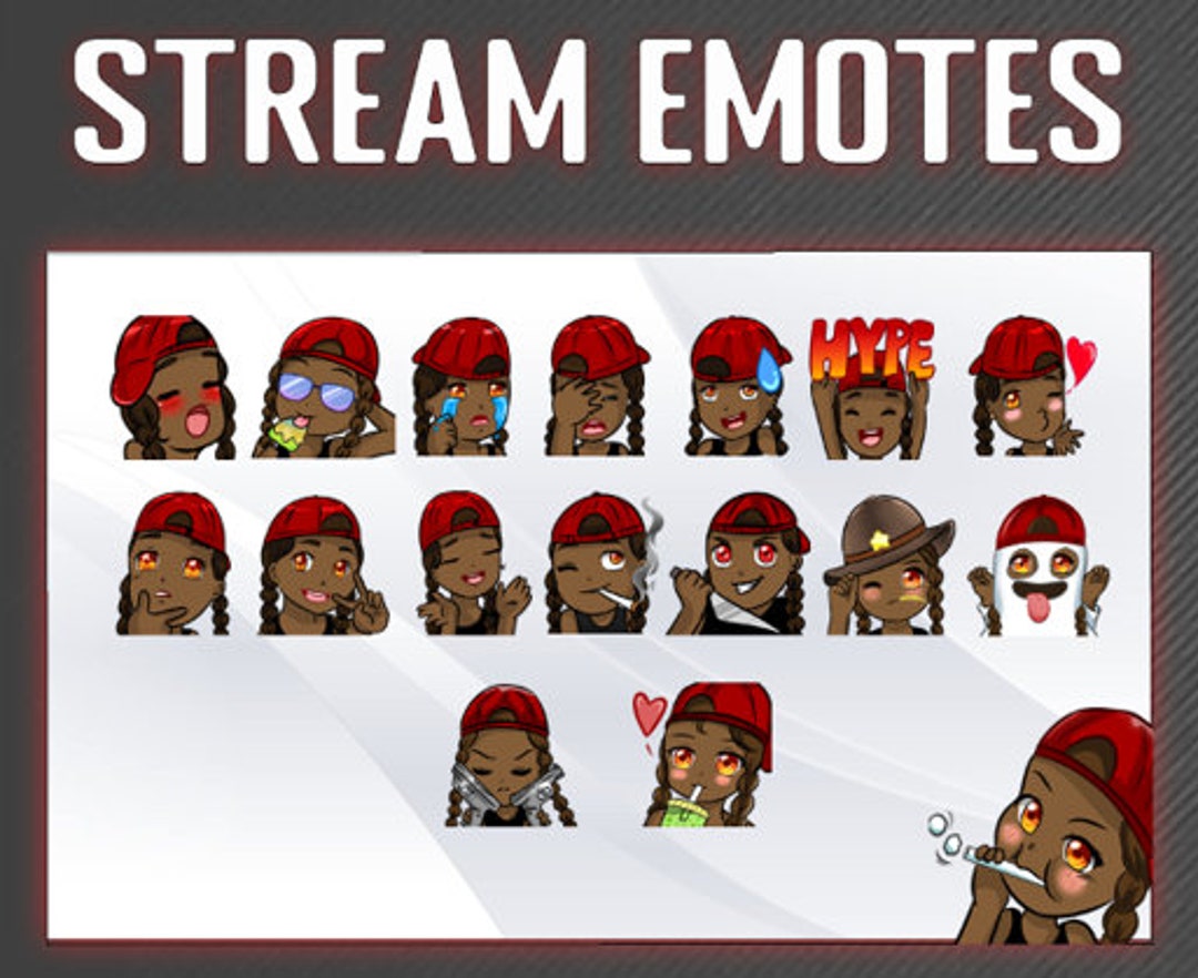 16 Cute Stream Emotes for You - Etsy