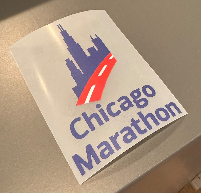 Chicago Marathon Logo HTV Iron On - Etsy