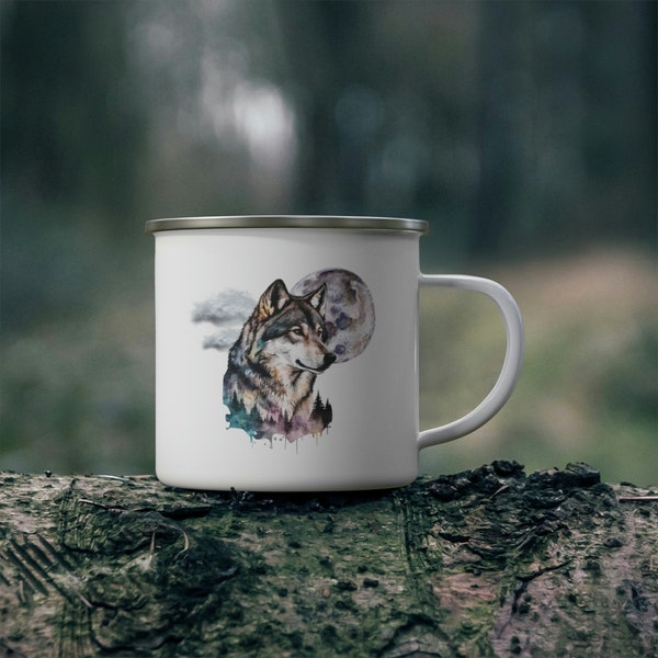 Wolf Coffee Mug - Etsy