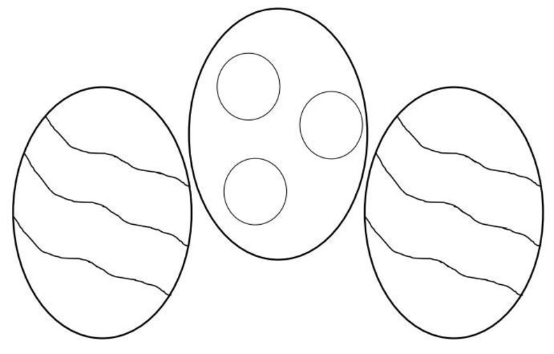 PDF Printable Landscape Easter Eggs_3 Pages - Etsy