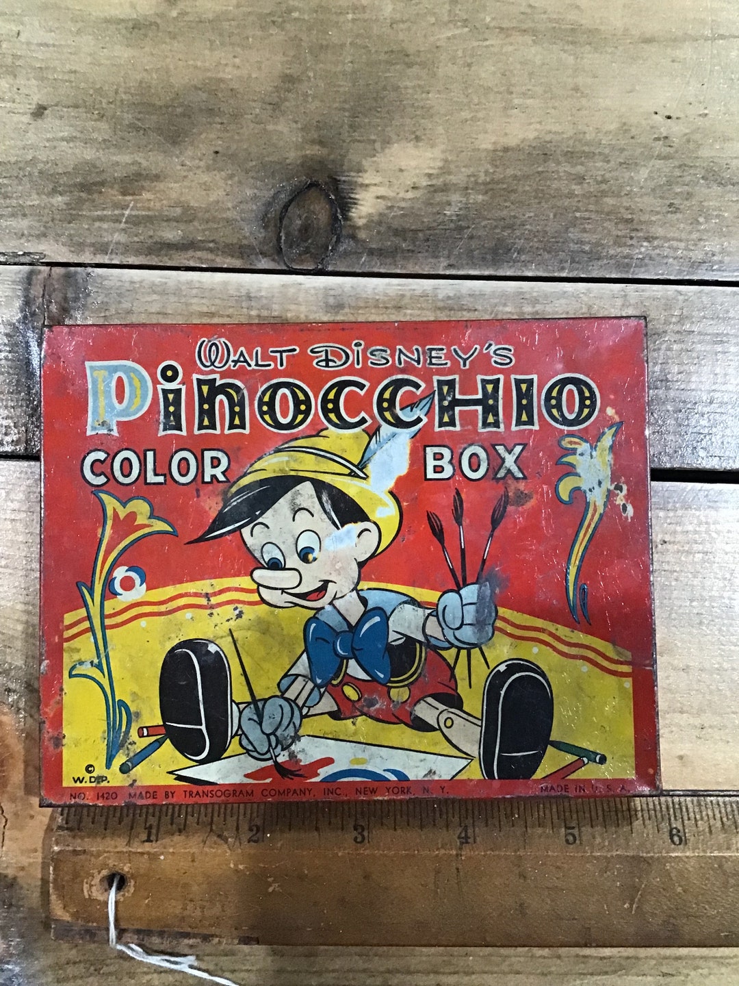 Walt Disney’s Pinocchio Color Box - Etsy