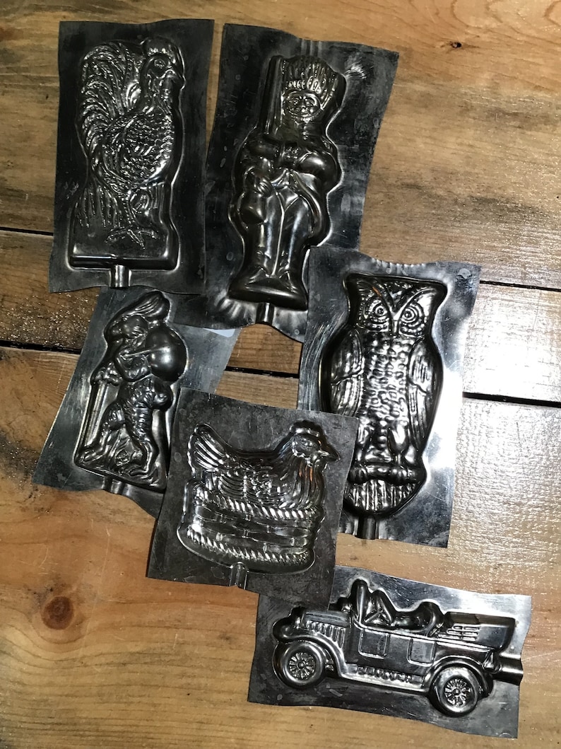 Set of 6 Vintage Candy Molds - Etsy
