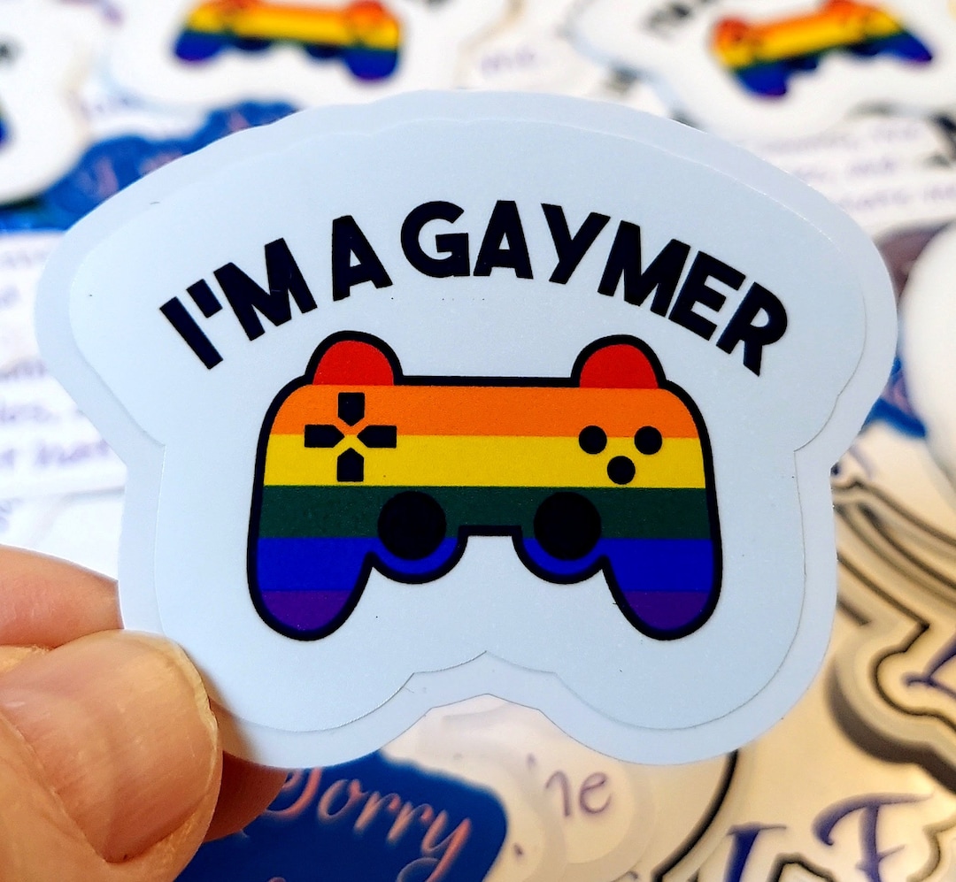 I’m Gaymer Vinyl Sticker – Funny Pride Sticker for Xbox, Playstation ...