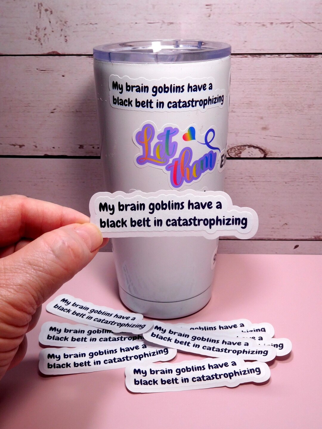 Brain Goblins Catastrophizing Sticker - Funny Quirky Die-cut - Etsy