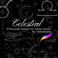 Procreate Star Stamp Set, Custom Brushes Stamps Stars Constellations ...