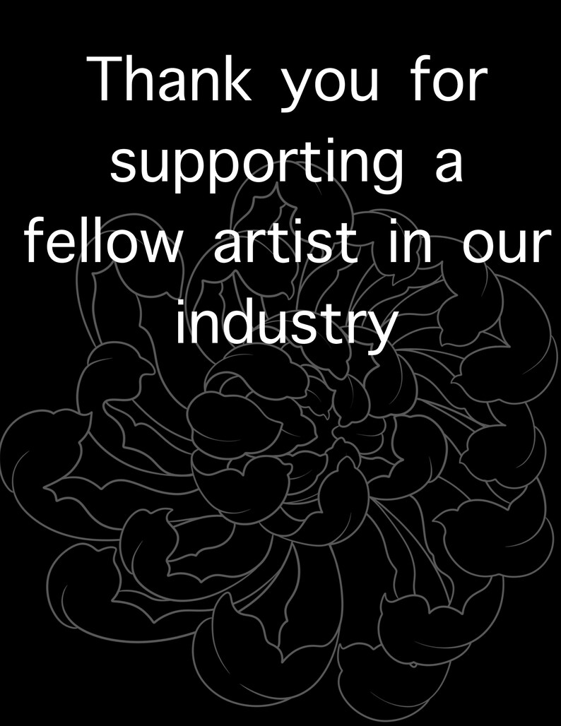 Flower Tattoo Procreate Brush Stamps: Floral Stencil Pack (digital ...