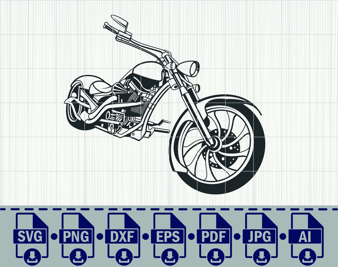 Motorcycle Svg Bundle1 Motor Bike Svg Motorcycle Cut Files - Etsy