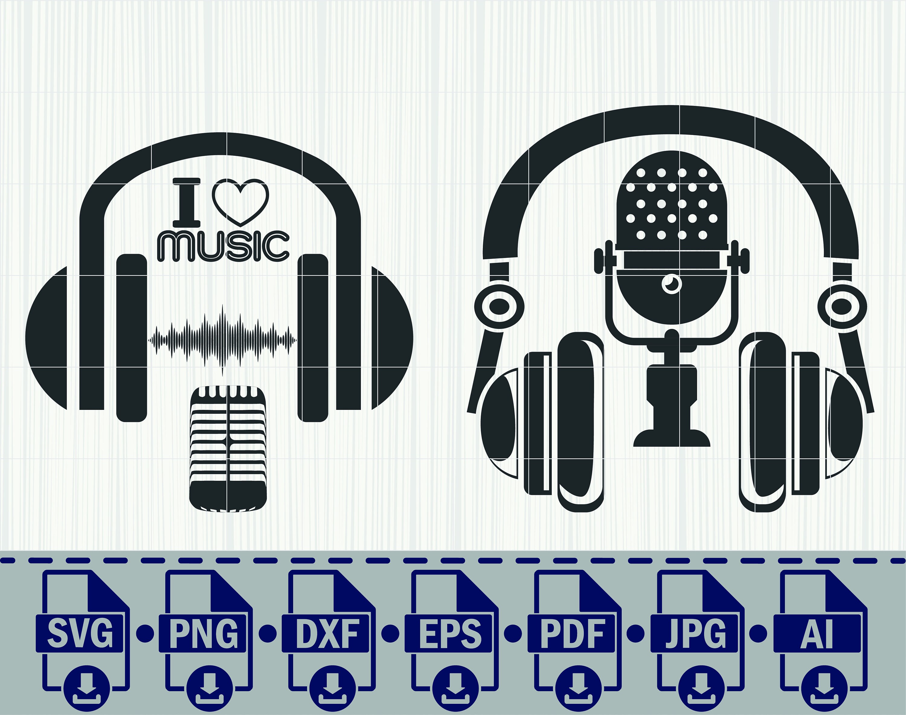 Microphone Svg File, Music Svg, Microphone Cut File, Microphone Clipart ...