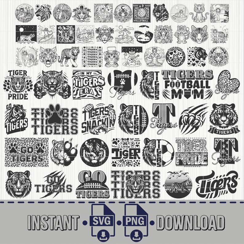 Tiger SVG File, Tiger With Flowers SVG, Floral Tigers Svg, Tiger Cut ...