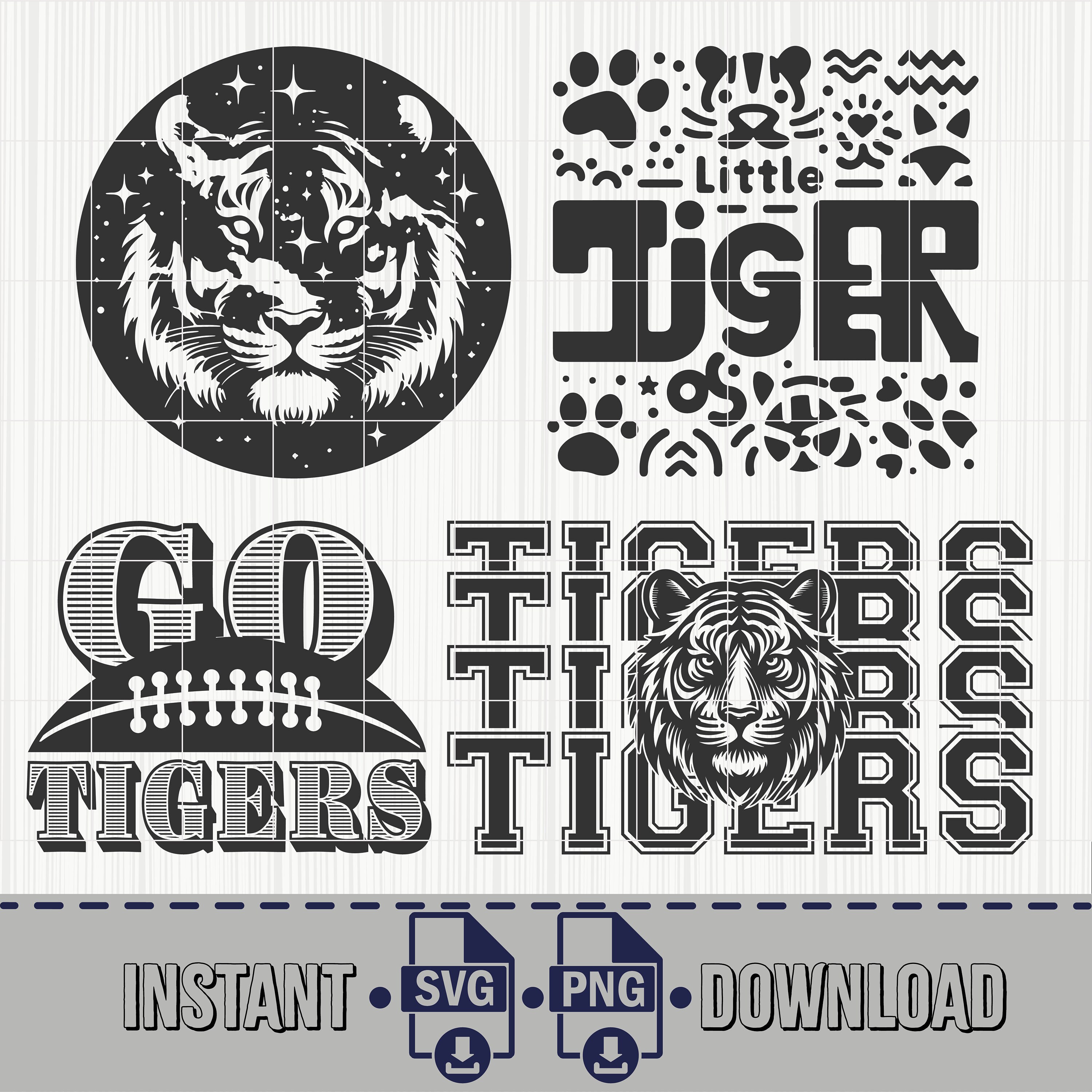 Tiger SVG File, Tiger With Flowers SVG, Floral Tigers Svg, Tiger Cut ...
